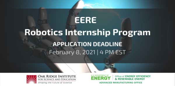 EERE Robotics Internship Program – Apply Today! | Department of Mathematics